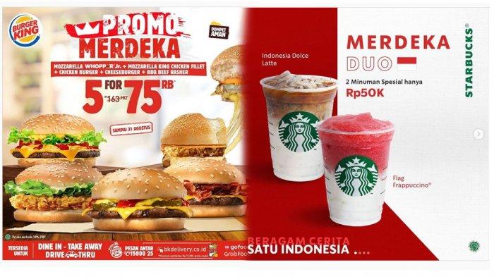 7 Daftar Promo HUT Kemerdekaan ke-75 RI, Ada JCO hingga Starbucks ...