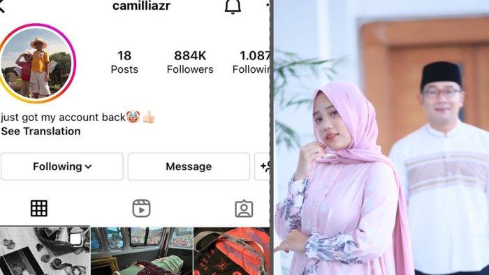 Akun IG Zara Kembali, Ridwan Kamil Bangga Putrinya Lewati Satu Ujian ...