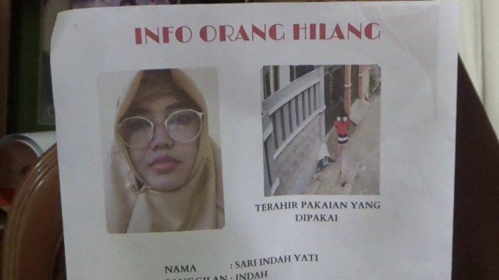 Sebelum Kerangka Diduga Jasad Indah Ditemukan, Keluarga Sebar Poster ...