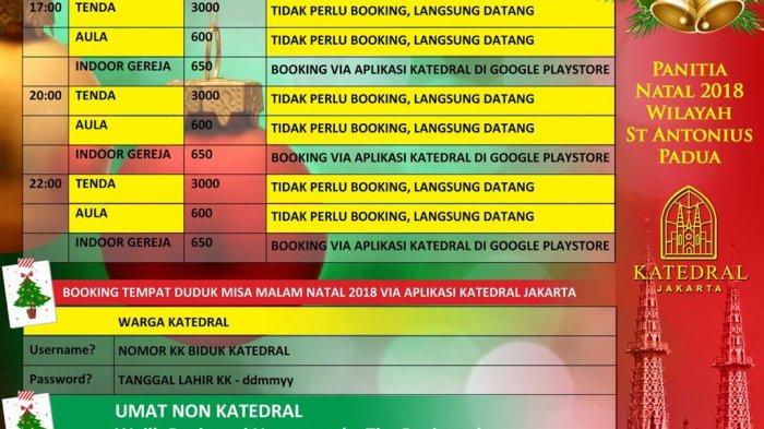 Harus Registrasi, Begini Cara Mendaftar Ikuti Misa Malam Natal di ...