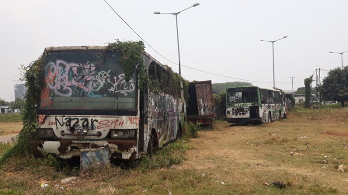 'Kuburan' Bus Tua di Rawa Buaya Jadi Alternatif Destinasi Berfoto ...