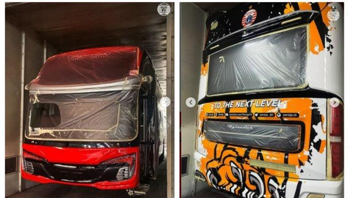Persija Jakarta Pamer Bus Baru Berbodi Skylander R22: Spion Pakai Kamera, Fasilitasnya Super ...