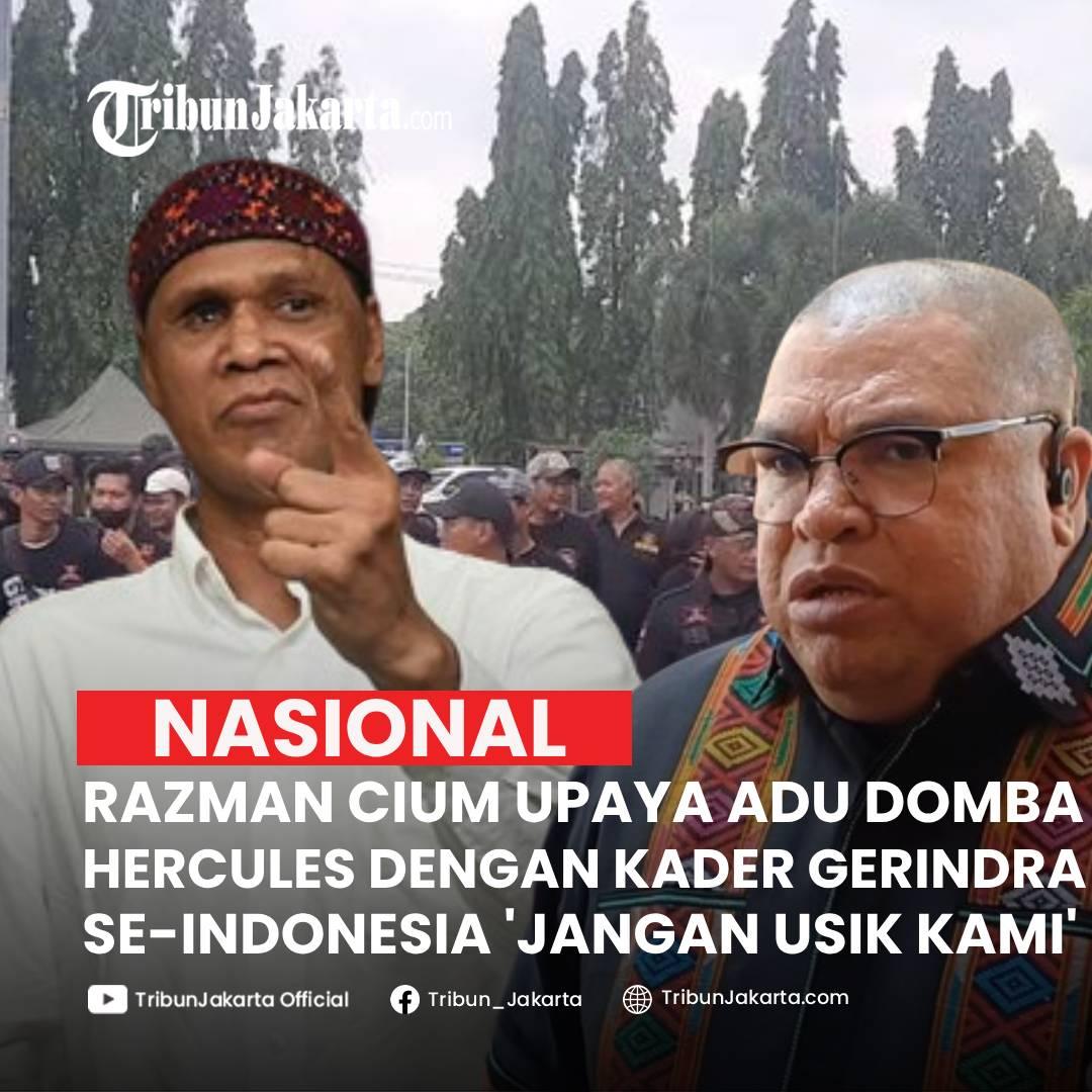 Dedi Mulyadi Dianggap Sinis ke GRIB JAYA, Razman Curiga: Dia Tahu Hercules Kenal Pemimpin Bangsa ...