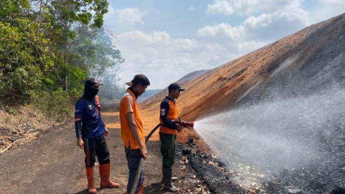 BPBD Muaro Jambi Turunkan Tim Padamkan Api di Tambang Batubara di ...