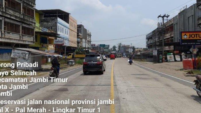 220 Meter Perbaikan Jalan Nasional di Kota Jambi Rampung, di Simpang ...