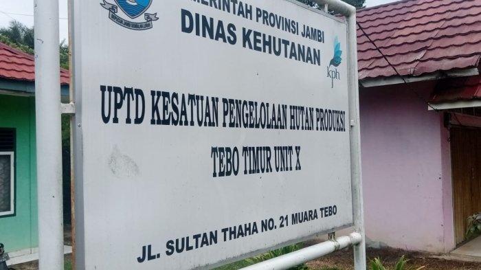 Gubernur Jambi Berang, Kantor UPTD KPHP Tebo Kosong - Tribunjambi.com