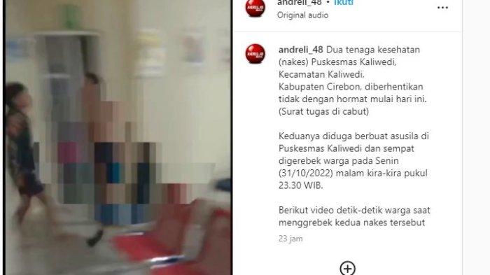Video 2 Honorer Puskesmas di Cirebon Digrebek saat Berbuat Asusila di Kamar Pasien - Tribunjambi.com