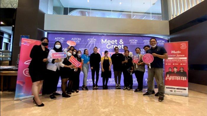 ARMADA Band Jumpa Fans di ASTON Jambi, Pers Conference Konser Musik ...