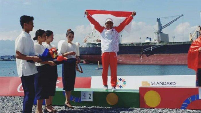 Tiga Medali Disabet Atlet Dayung Jambi Riska Andriyani di SEA Games 2019 - Tribunjambi.com