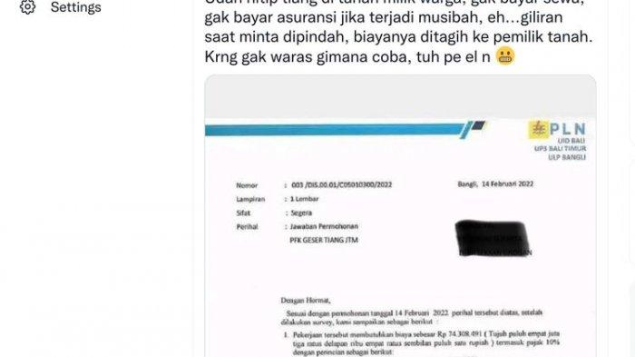 Klarifikasi PLN Terkait Pemindahan Tiang Listrik Bertarif Rp 74 Juta, Sebut Bukan Pungli ...