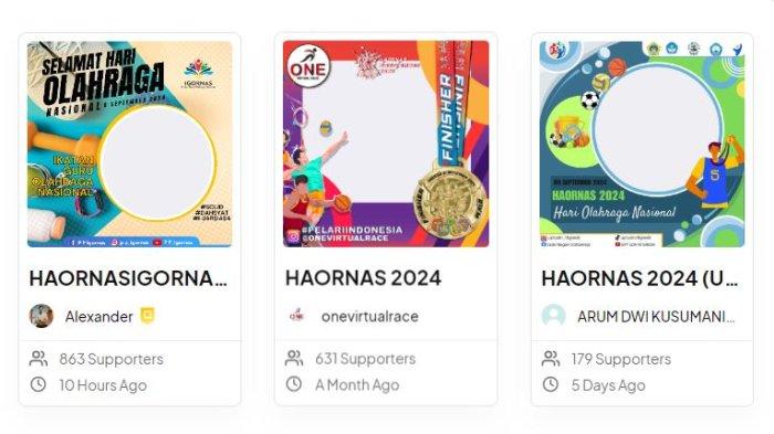15 Link Twibbon Haornas 2024 dengan Tema Ayo Berolahraga: Bersatu Kita ...