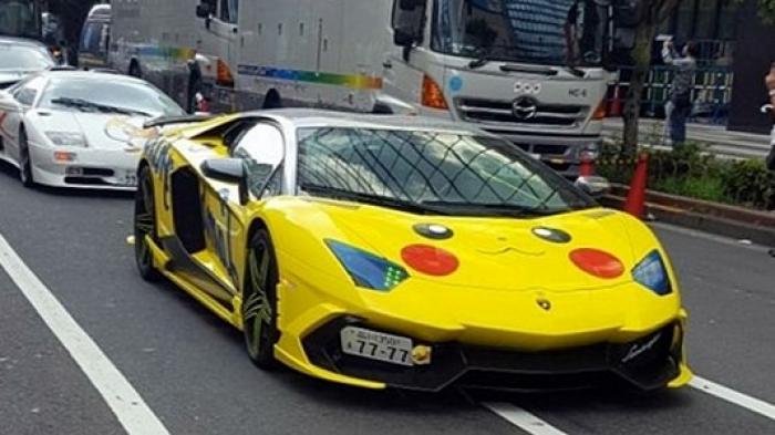 Heboh Penampakan Lamborghini Pikachu - Tribunjambi.com