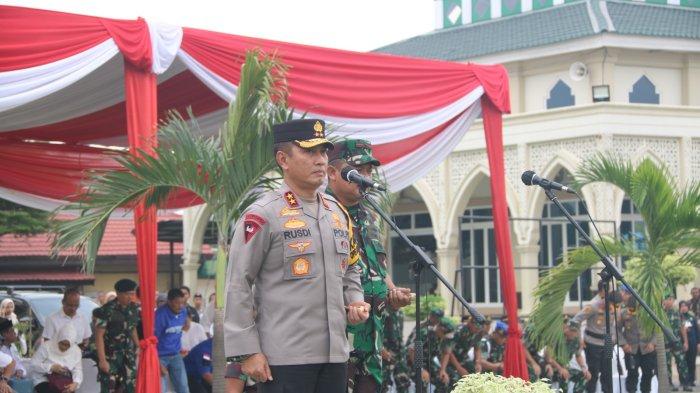 Polda Jambi Gelar Apel Kebangsaan Deklarasi Pemilu Damai 2024 - Tribunjambi.com