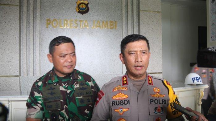 Polda Jambi Gelar Apel Kebangsaan Deklarasi Pemilu Damai 2024 - Tribunjambi.com