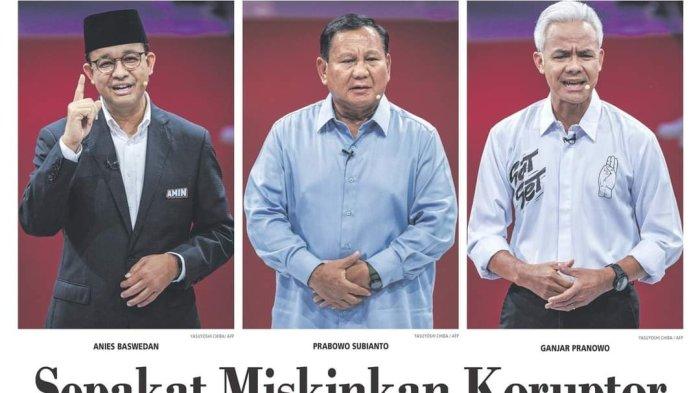 Jelang Debat Capres Cawapres, Berikut Tema dan Waktunya - Tribunjambi.com