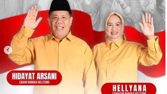 Sosok Hidayat Arsani dan Hellyana, Gubernur dan Wakil Gubernur Bangka ...