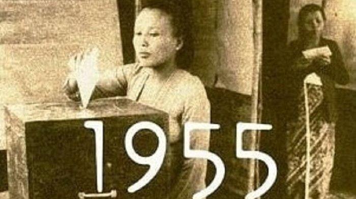 Potret TPS Pemilu Pertama di Indonesia Tahun 1955, Persamaannya dengan ...