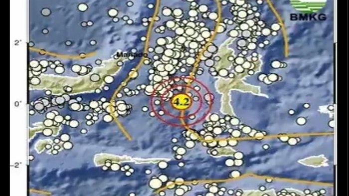 Gempa Kembali Terjadi di Tidore Maluku Utara, Tak Jauh dari Titik Sebelumnya, Simak Data BMKG ...