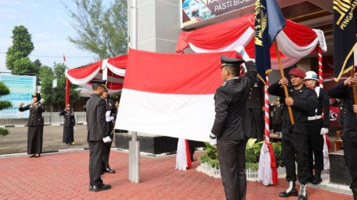 Puncak Peringatan Hari Pengayoman Ke-79, Kanwil Kemenkumham Jambi Laksanakan Upacara Bendera ...