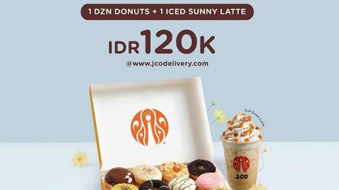 5 Promo JCO Hari Ini 25 Maret 2023, 1 Dozen Donuts + Iced Sunny Latte ...