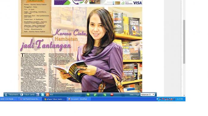 Jaksa Cantik Ini Bilang, Ini Pekerjaan Menantang - Tribunjambi.com