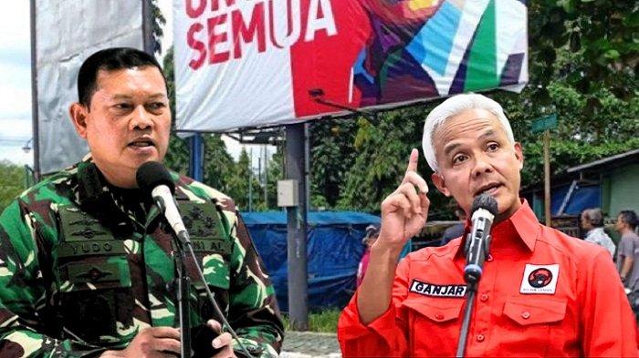 Penjelasan TNI dan Respon Ganjar Pranowo Usai Baliho Berisi Fotonya Dicabut di Markas Muara ...