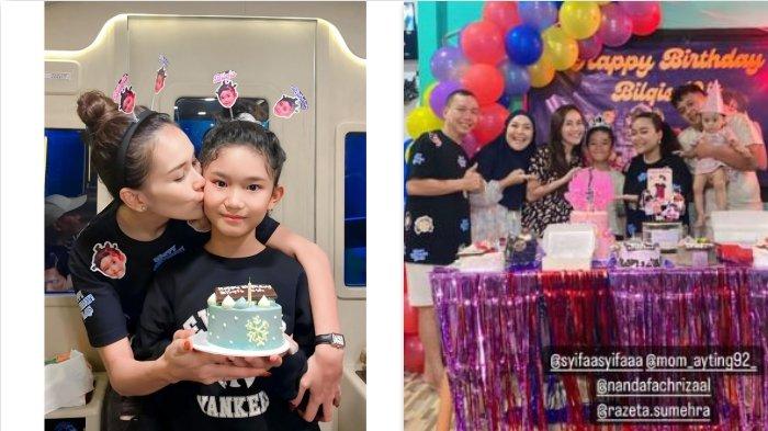 4 Potret Bilqis Anak Ayu Ting Ting, Rayakan Ulang Tahun Secara Sederhana - Tribunjambi.com