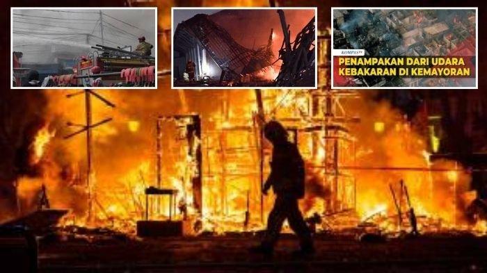 Kata Polisi Soal Penyebab Kebakaran di Kemayoran yang Menghanguskan Sekitar 100 Rumah ...
