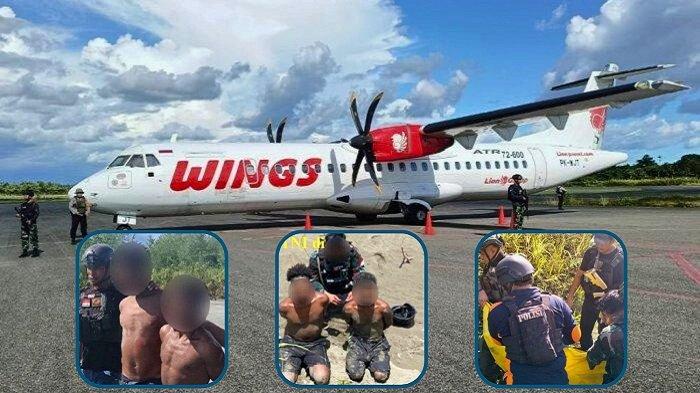 2 Anggota KKB Papua Terduga Penembak Pesawat Wings Air yang Diamankan ...