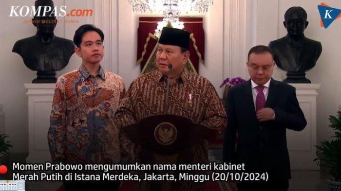 Link Pelantikan Menteri dan Wamen Kabinet Merah Putih Hari Ini Pukul 10 ...