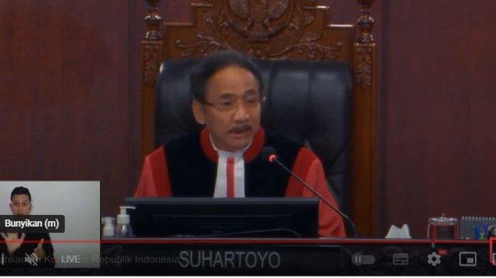 Di Sidang Putusan Sengketa Pilpres, Hakim MK: Tak Ada Bukti Intervensi ...