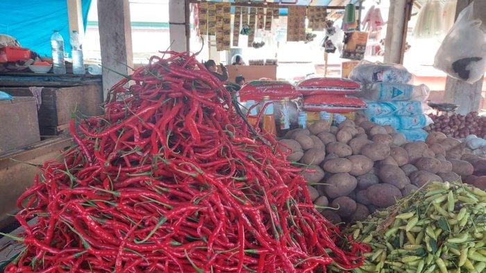 Harga Cabai Merah di Tebo Masih di Angka Rp 60 Ribu per Kg - Tribunjambi.com