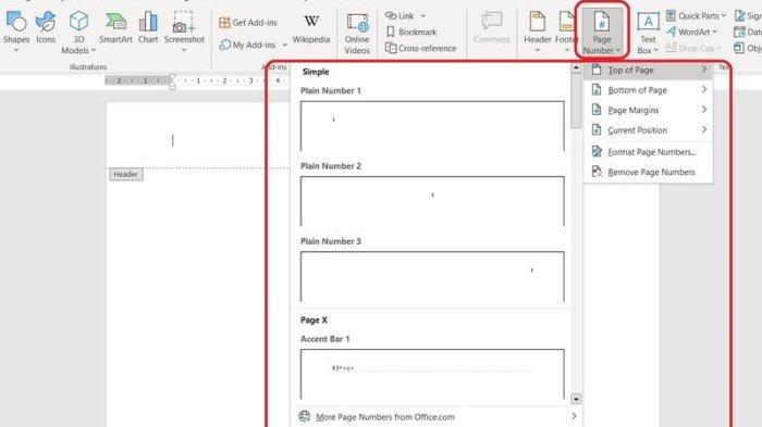 Cara Membuat Nomor Halaman di Microsoft Word, Agar Dokumen Lebih Rapi - Tribunjambi.com