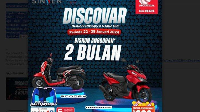 Jelang Akhir Januari 2024, Honda Sinsen Jambi Berbagi Program Discovar ...