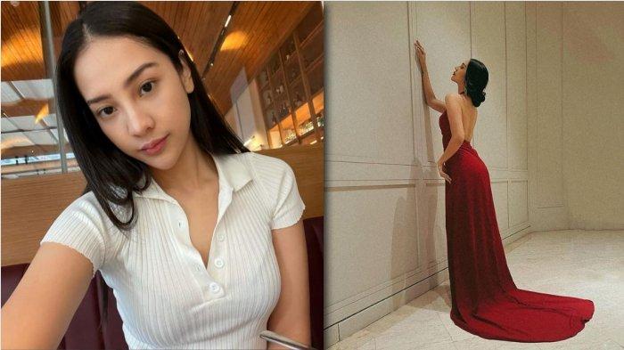 Pose Seksi Anya Geraldine Pakai Gaun Merah Tampakan Punggungnya Disorot, Warganet : Panjang ...