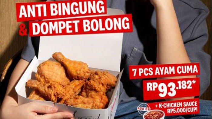 3 Promo KFC Hari Ini 18 Mei 2023, 7 Potong Ayam Cuma Rp93 Ribuan - Tribunjambi.com