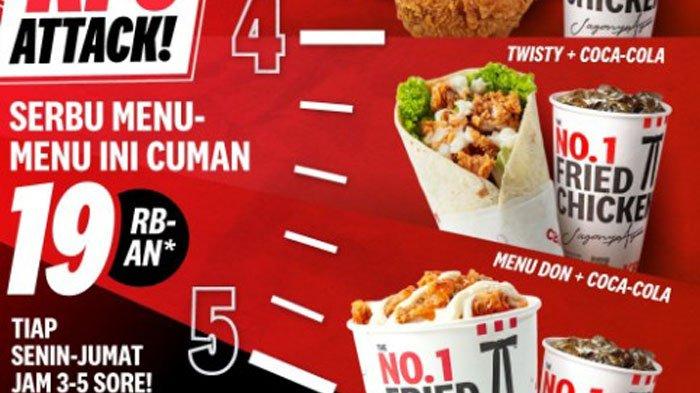 3 Promo KFC Hari Ini 30 Oktober 2023, KFC Attack Rp19 Ribuan ...