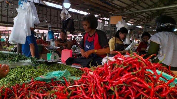 Pasokan Kurang, Harga Capai Merah di Pasar Angso Duo Naik - Tribunjambi.com
