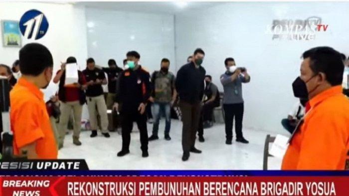 Kasus Ferdy Sambo - Rekontruksi di Rumah Ferdy Sambo Selesai, Beralih ke TKP Penembakan Brigadir ...