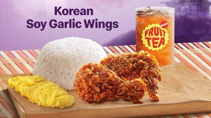 5 Promo McD Hari Ini 2 Mei 2023, Korean Soy Garlic Wings Rp27 Ribuan - Tribunjambi.com