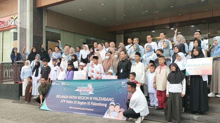 BSI Area Jambi gandeng BSI Maslahat untuk berbagi kebahagiaan dengan Anak Yatim - Tribunjambi.com