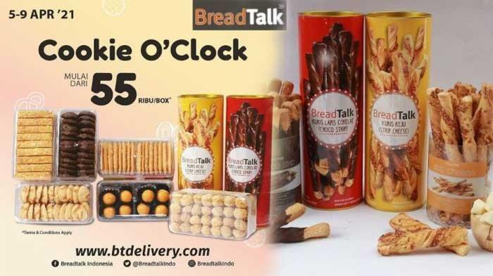 Promo BreadTalk Terbaru 6 April 2021 Cookie O’Clock Sedia Cookies Manis ...