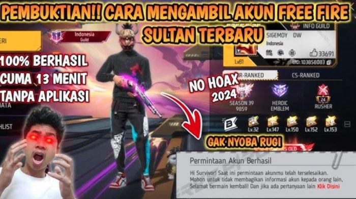 500+ Akun Sultan Free Fire FF 2025 Masih Aktif Semenit lalu: Diamond ...