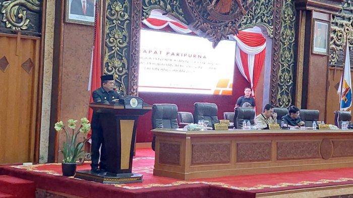 Pemprov Jambi Serahkan Rancangan KUPA dan PPAS Perubahan Anggaran 2023, Target PAD Turun ...