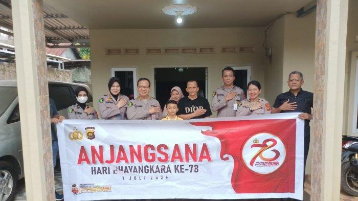 Sambut HUT Bhayangkara ke-78, Polda Jambi Tunjukkan Kepedulian, Kunjungi Anggota Polri yang ...
