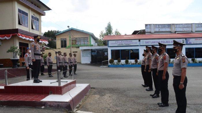 24 Personelnya Naik Pangkat, Kapolres Kerinci Pimpin Upacara Korps Raport Kenaikan Pangkat ...
