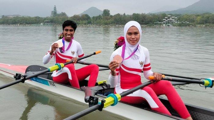 Raih Medali Pertama di Asian Games, Atlet Dayung Jambi Mutiara Akui Posisinya Sempat Tidak Aman ...