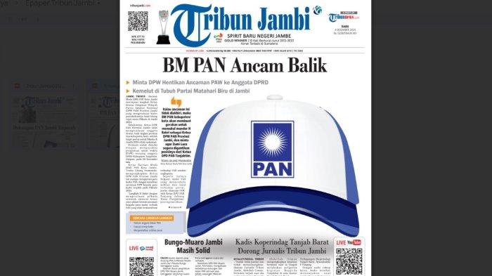 BM PAN Kota Jambi Ancam Balik Ketua DPW PAN dan Adik Zumi Zola, Kemelut ...