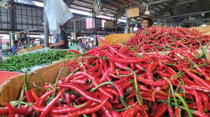 Sudah Empat Hari Harga Cabai di Pasar Tradisional Kota Jambi Terus Mahal - Tribunjambi.com