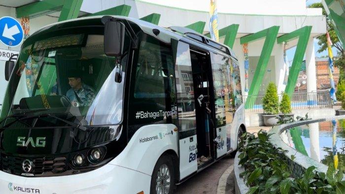 Coba Bus Listrik Trans Bahagia di Jambi Gratis, Ini Jadwal & Rutenya ...